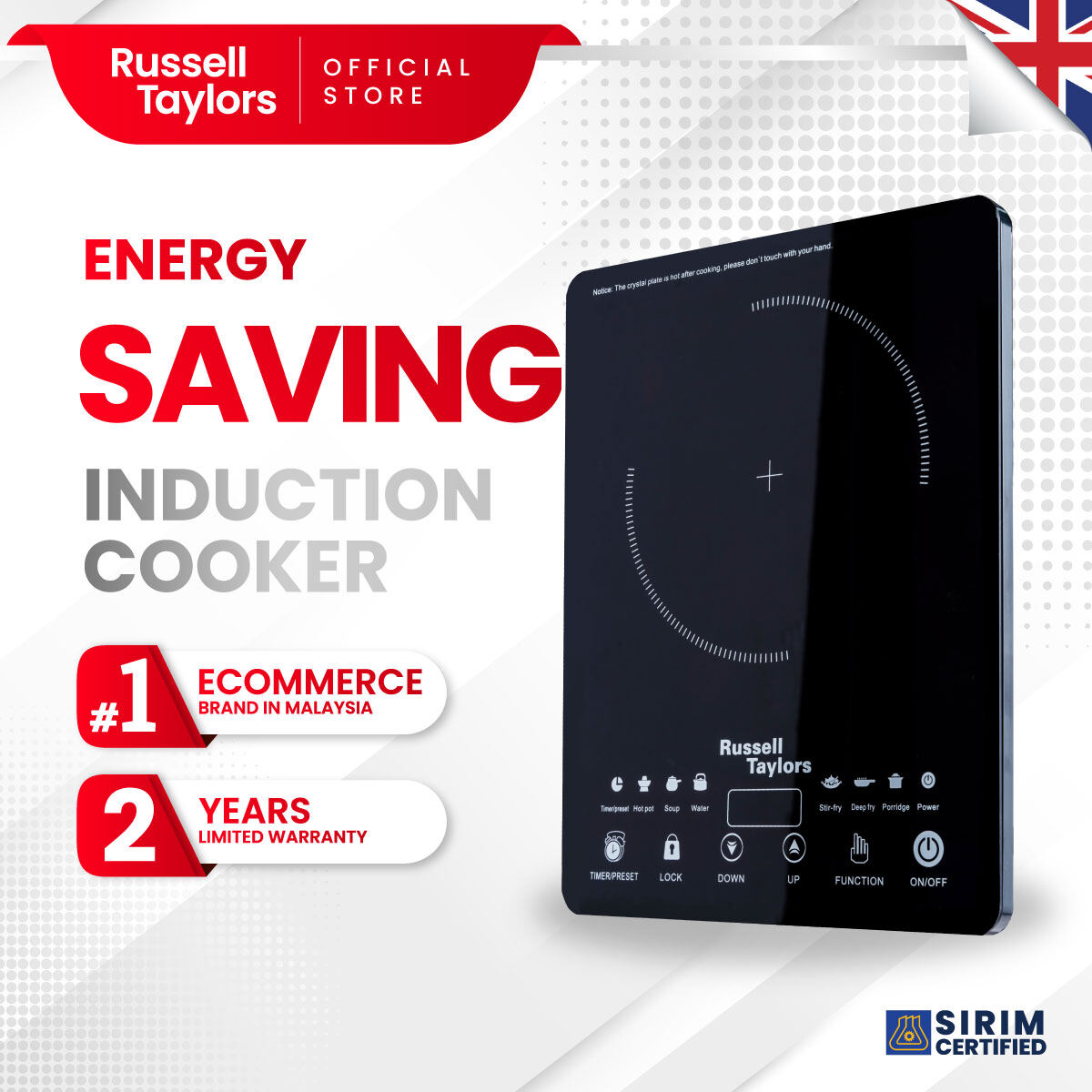 Russell Taylors Induction Cooker 2000W IC-10 | Lazada