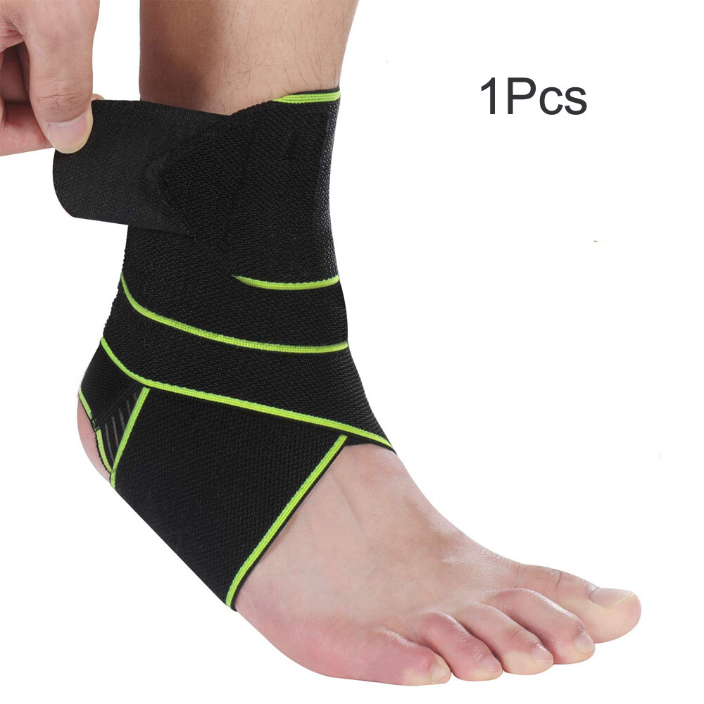 1Pcs Adjustable Compression Ankle Brace Support Wrap,Perfect Ankle ...