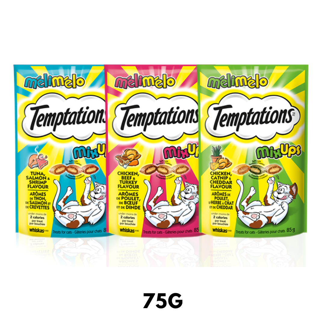Temptations Mix Up Flavors Cat Snack 75G Assorted Types | Lazada