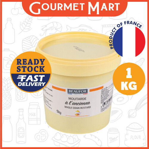 BEAUFOR WHOLE GRAIN MUSTARD 1KG | Lazada