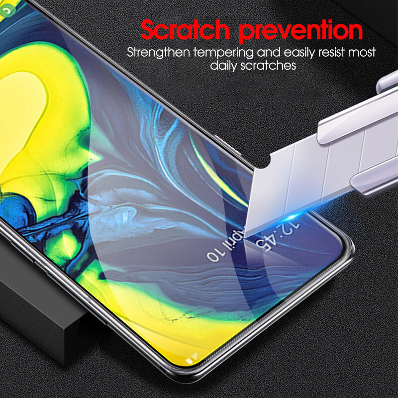 2 In 1 on For Samsung Galaxy A80 Camera Lens Film & 9D Full Cover ...