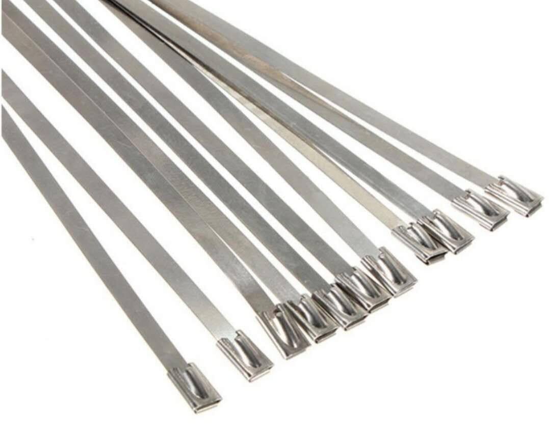 4.6*300mm / 120mm Metal Strip 1PC High Quality Stainless Steel Cable ...