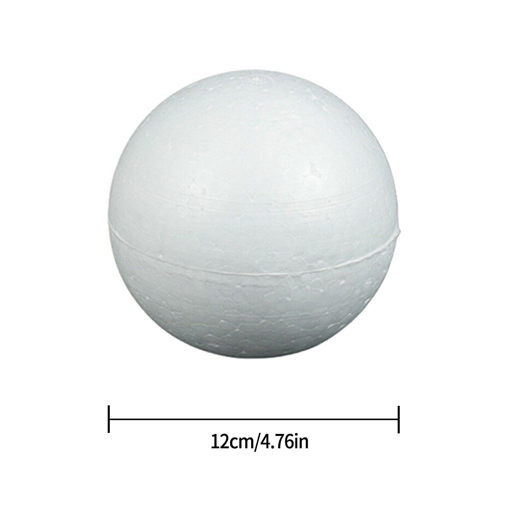 1*Blank Round Solid Polystyrene Styrofoam Foam Ball For Wedding Craft ...
