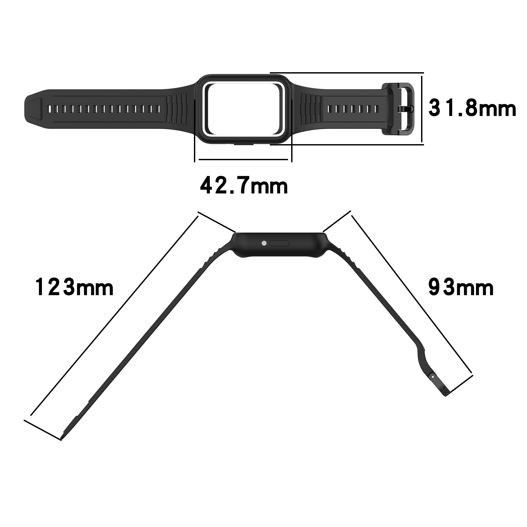 For Huawei Band 9 NFC strap 8 NFC double color new smart watch band ...
