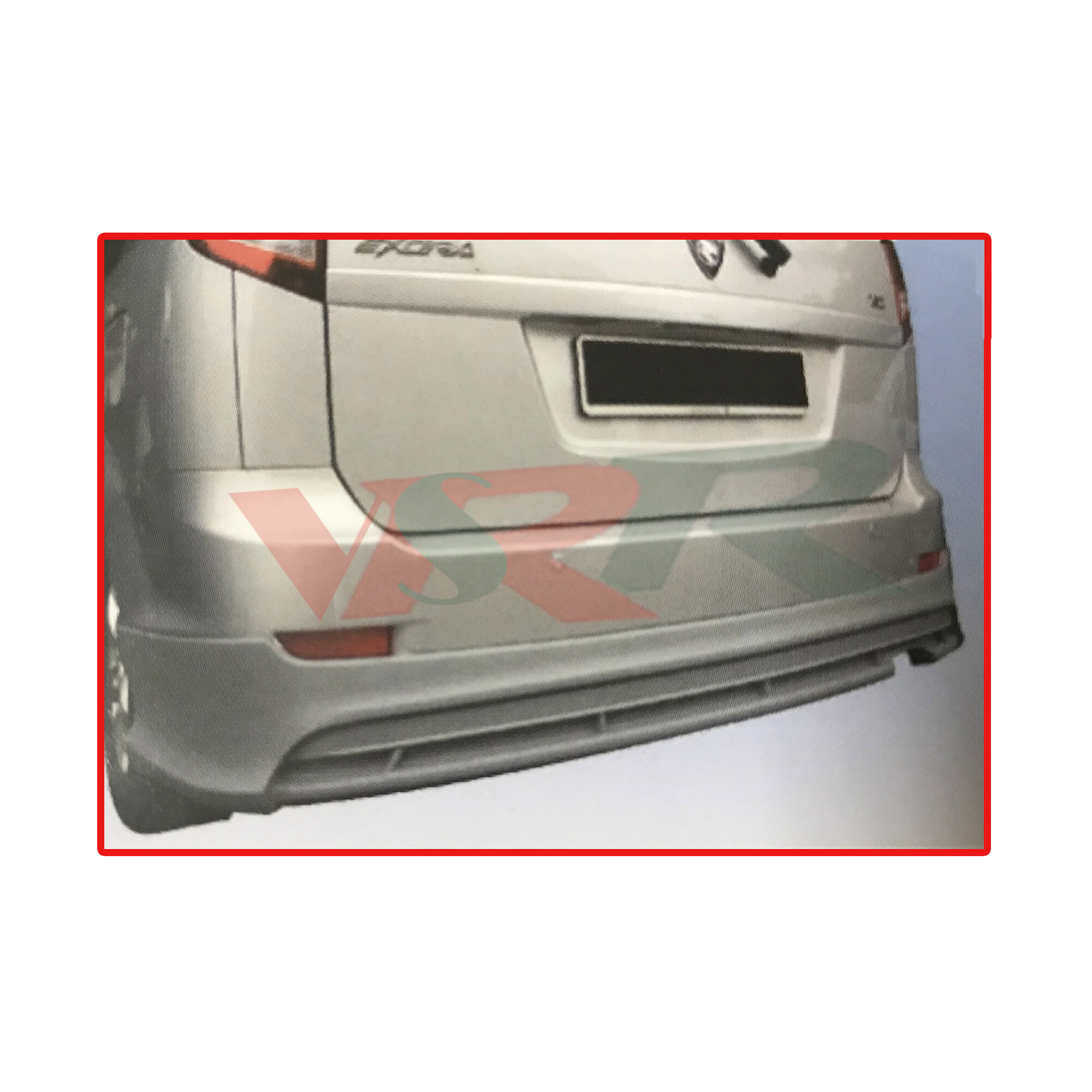 Proton Exora (2009-2011) C-ONE Style Rear Back Bumper Skirt Skirting ...