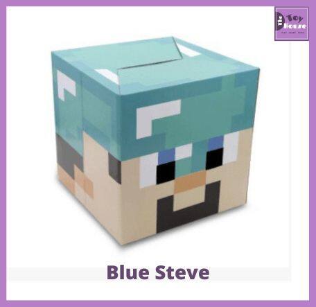 【The Toy House】⚡Ready Stock⭐Minecraft DIY Cardboard Head Cover Box ...