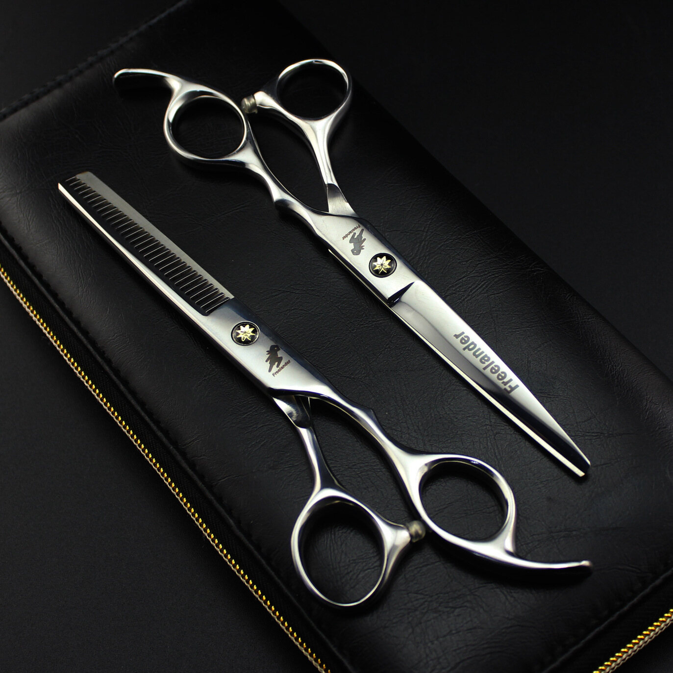 6.0/7.0inch Barber Scissor Stainless Steel Flat Tooth Scissor ...