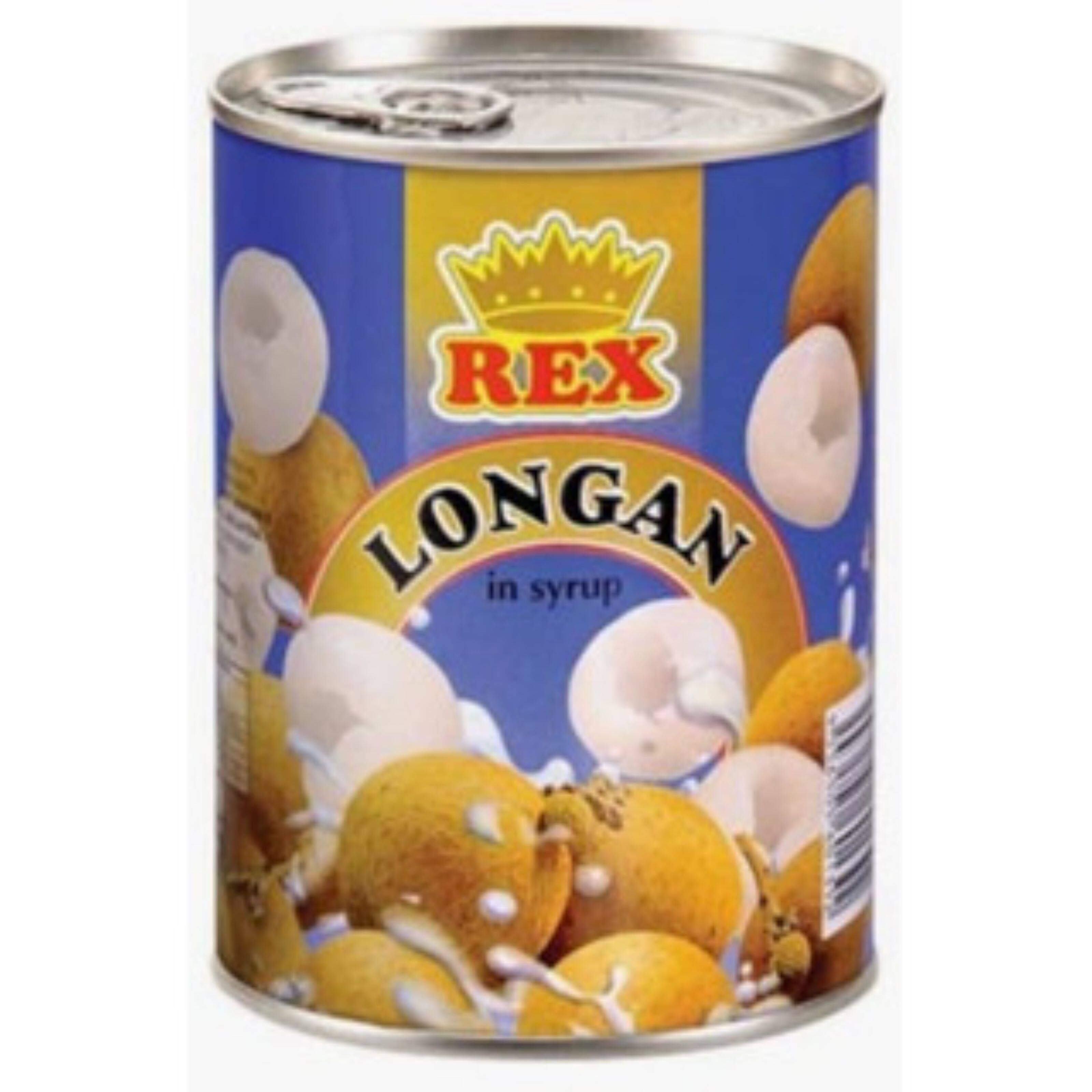 Rex longan in syrup can 龙眼罐头 565g | Lazada