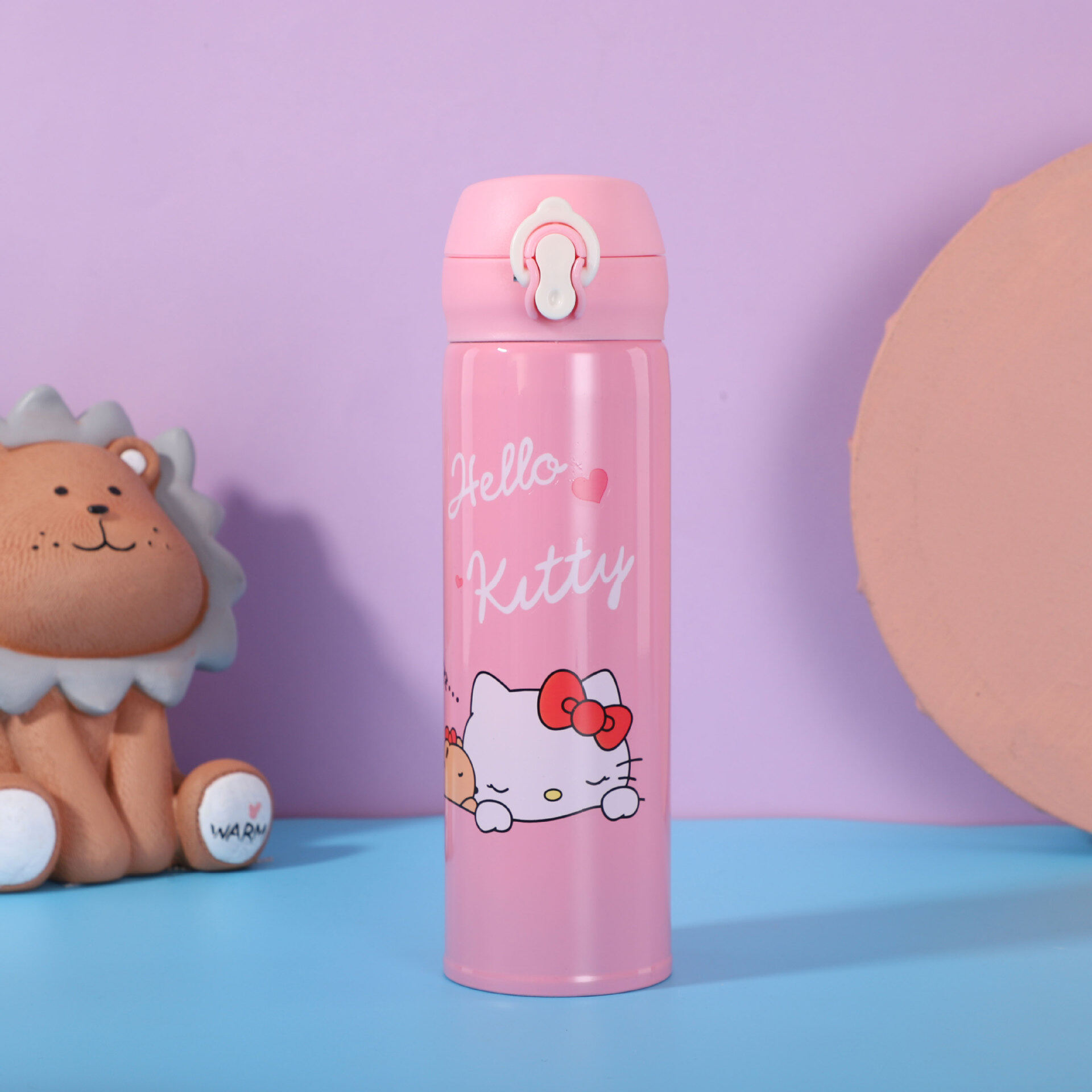 500ml Thermal Flask Bottle Kids Stainless Steel Doraemon Hello Kitty ...