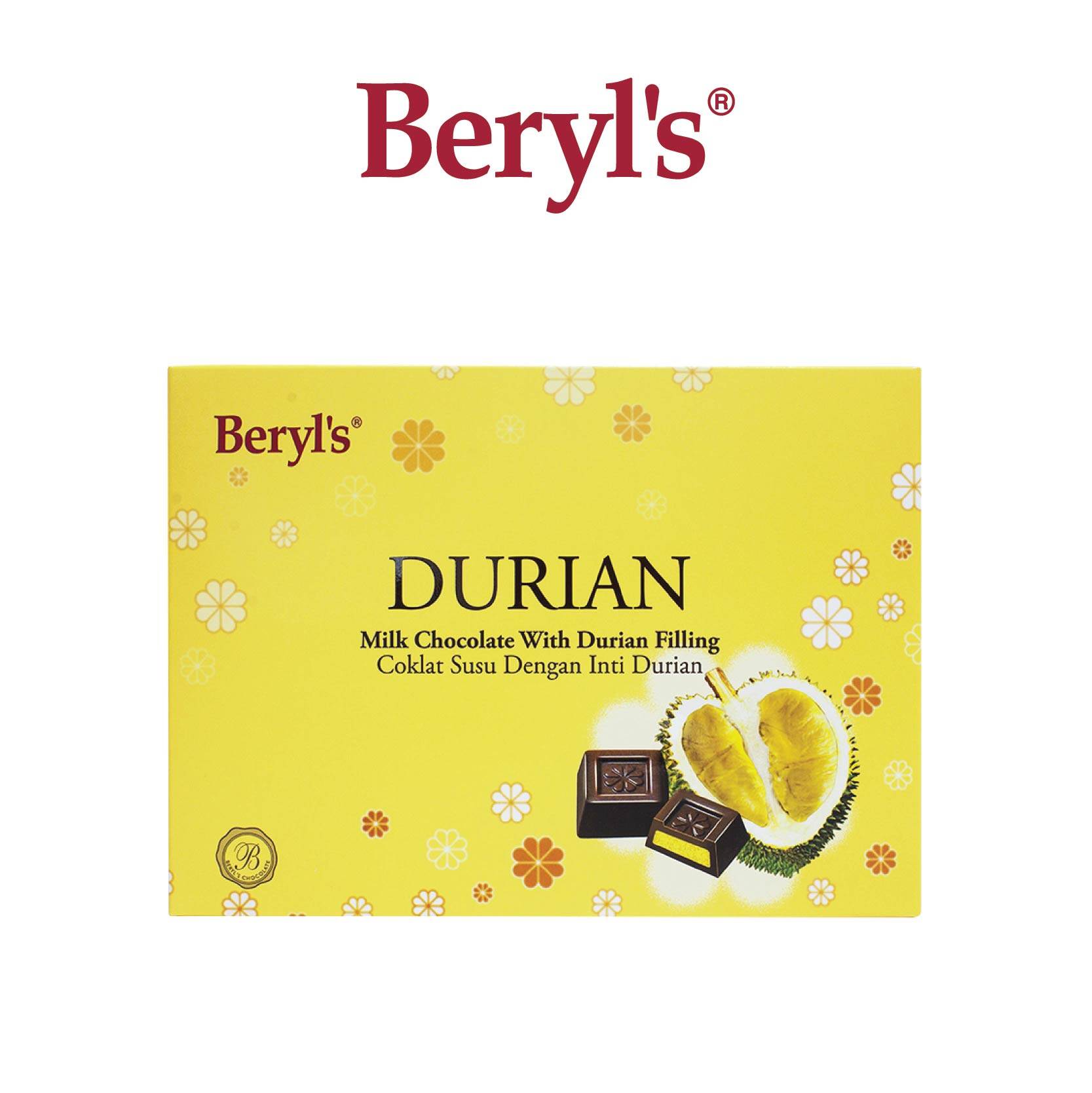 Beryl's Snow Flower Durian With Milk Chocolate 150g | Lazada