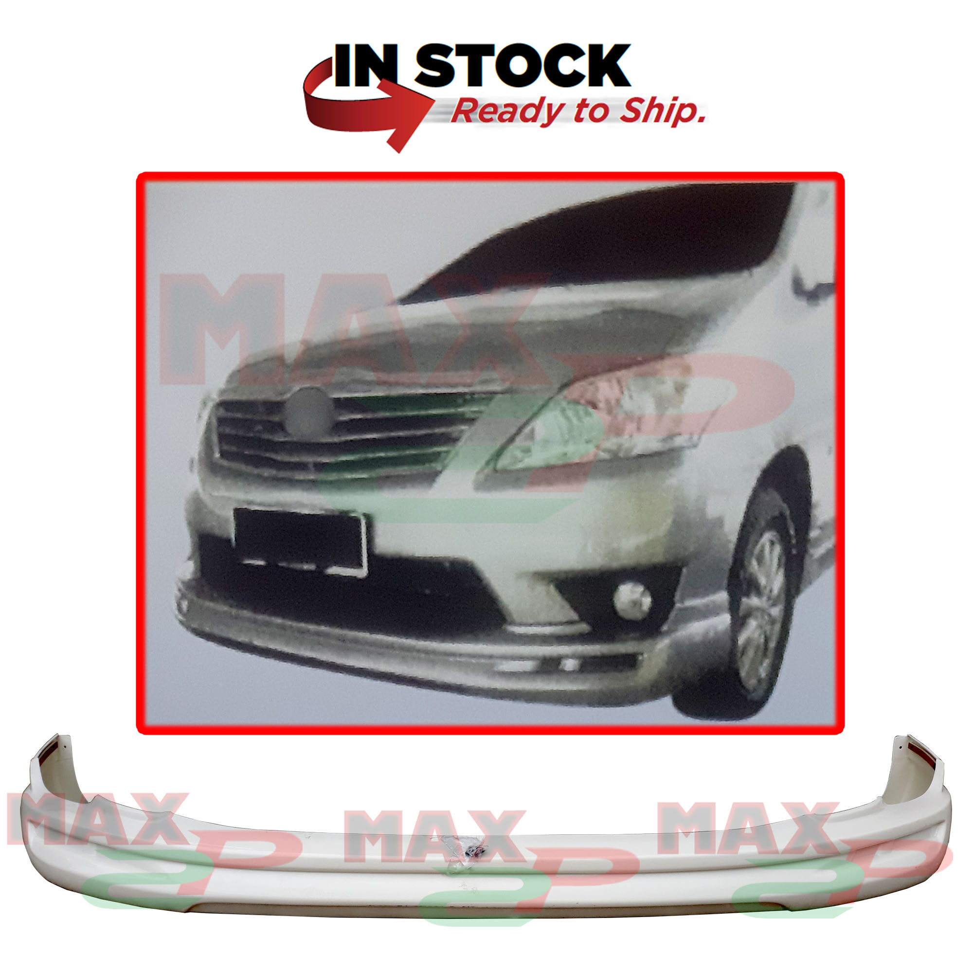 Toyota Innova (2012) OE Style Front Skirt Skirting Bumper Lower Lip ...