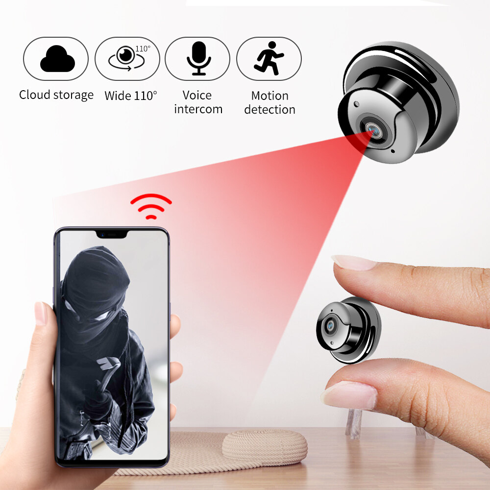 v380APP 1080P Wireless Mini WiFi Camera Home Security Camera IP CCTV ...