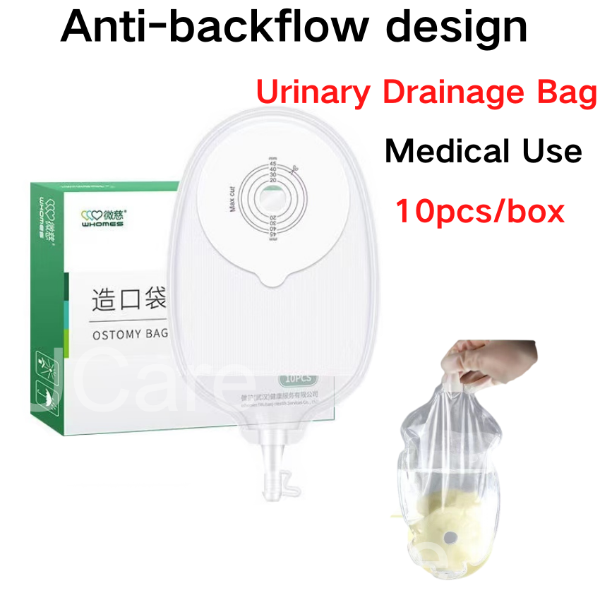 10Pcs Urinary Drainage Bag Urostomy Bag Drainable Pouches Urine ...