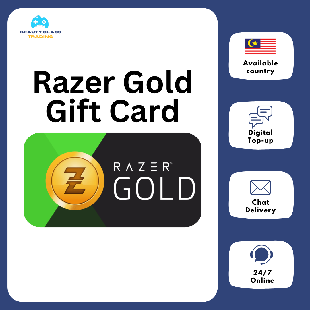 Razer Gold Reload PIN (MY) | Digital Voucher Code | Lazada