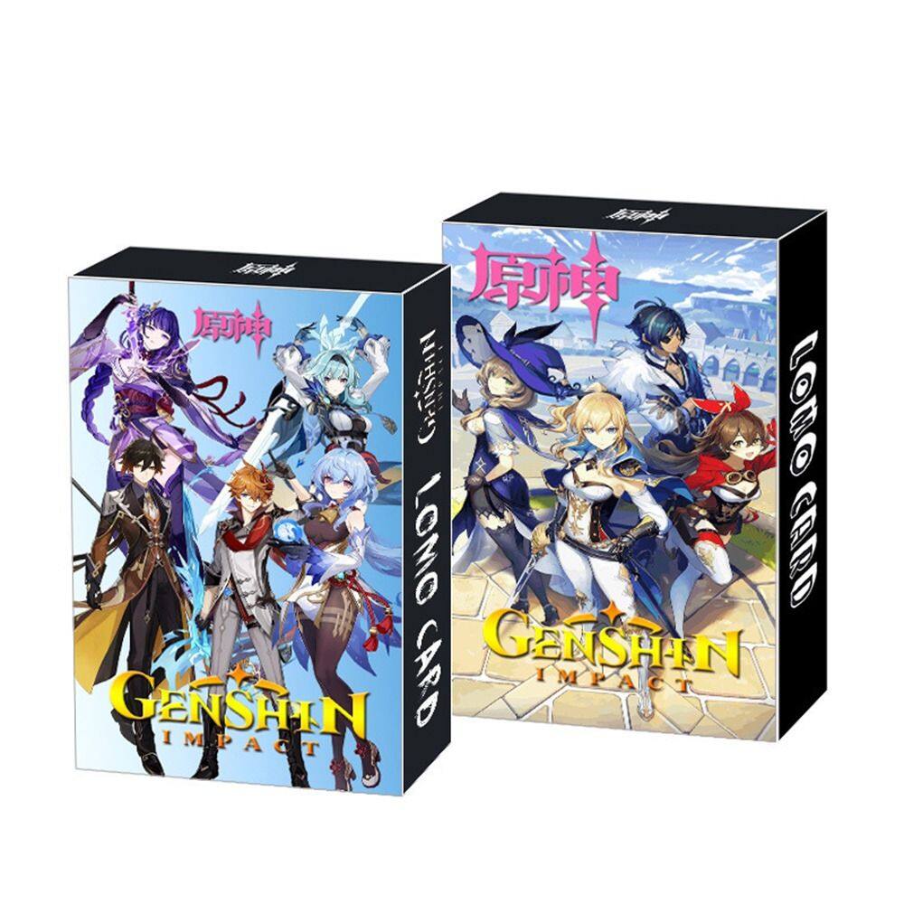 UJYU Genshin Impact 30ชิ้น/เซ็ต,โปสการ์ดอนิเมะบาสเกตบอลลายการ์ตูนฮันเต ...