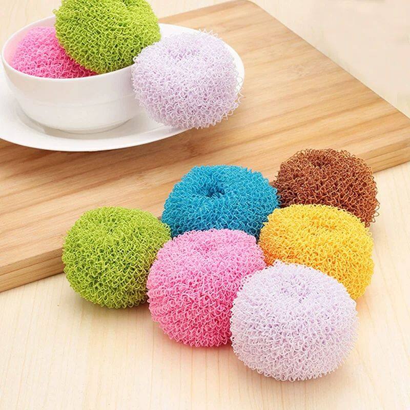 [PANDHY'S] Kitchen Cleaning Ball Nano Fiber Cleaning Brush Magic ...