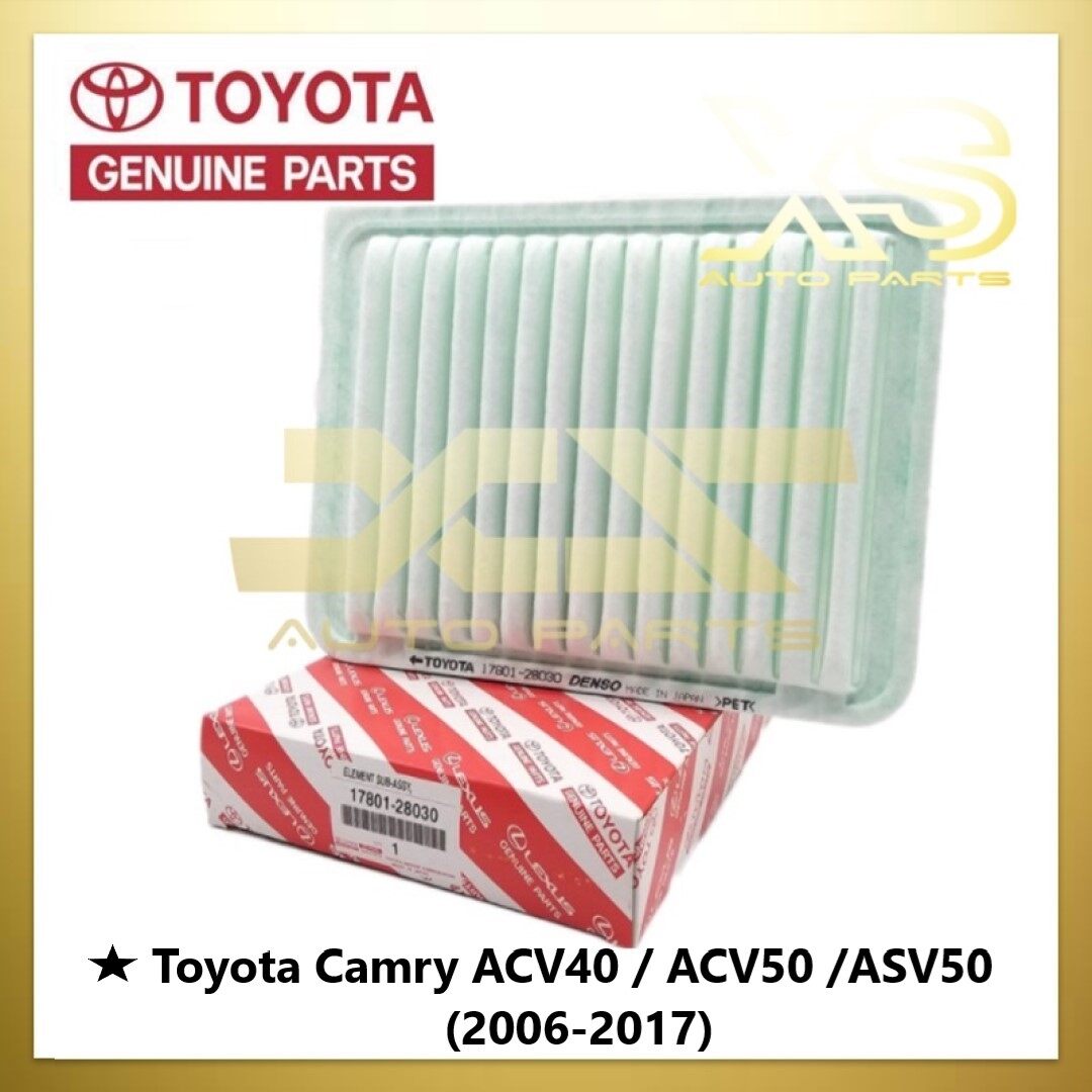 Toyota Camry ACV40 ACV50 ASV50 2.0 2.4 2006 2017 Air Filter (17801 ...