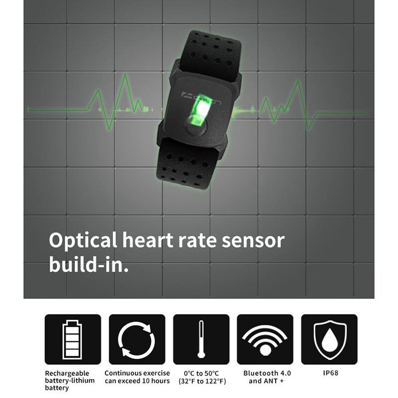 ACTION Heart Rate Sensor Monitor Armband Hand Strap Bluetooth ANT ...