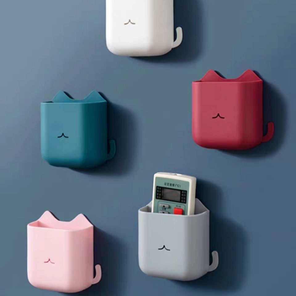 Hey Home Mobile phone remote control storage box wall mounted non ...