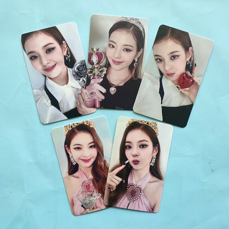 5pcs/set ITZY photocards CHECKMATE Ryujin Yeji collection card Postcard ...