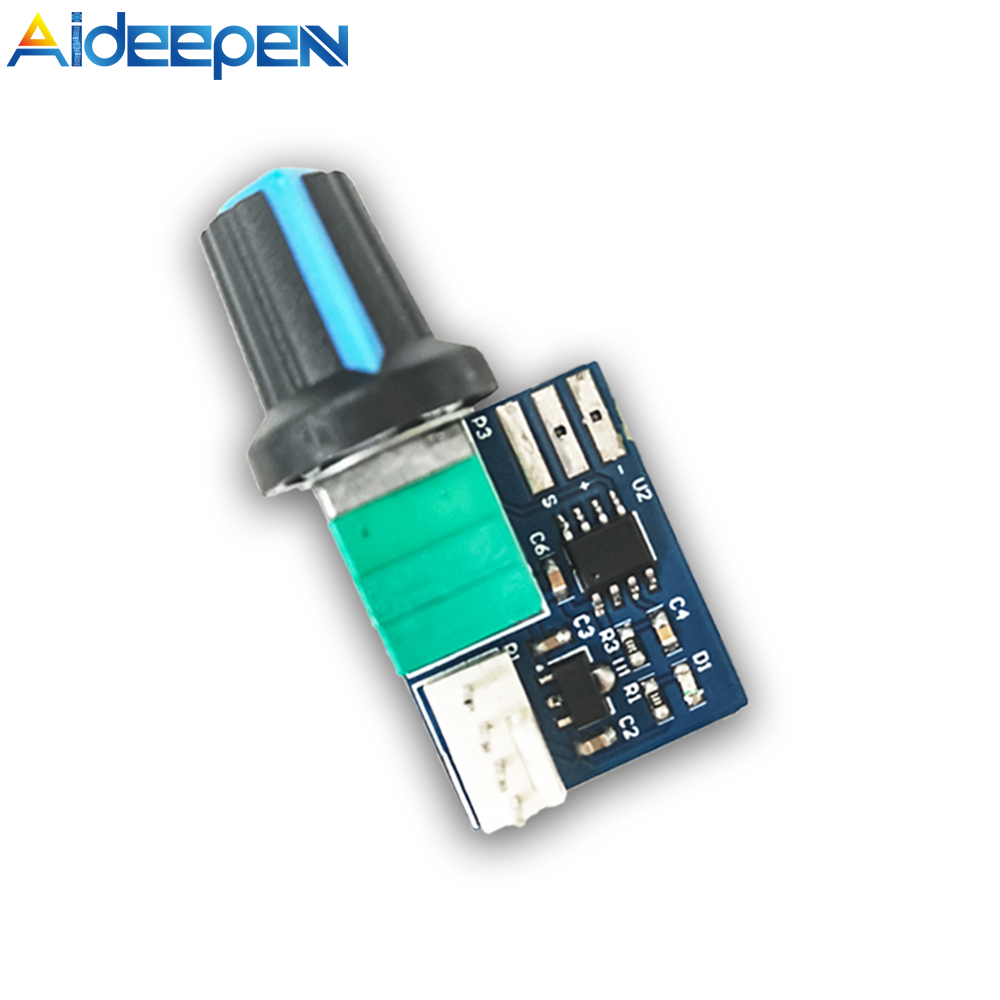 Aideepen 12V Single-channel Fan Speed Controller Pwm Speed Controller ...