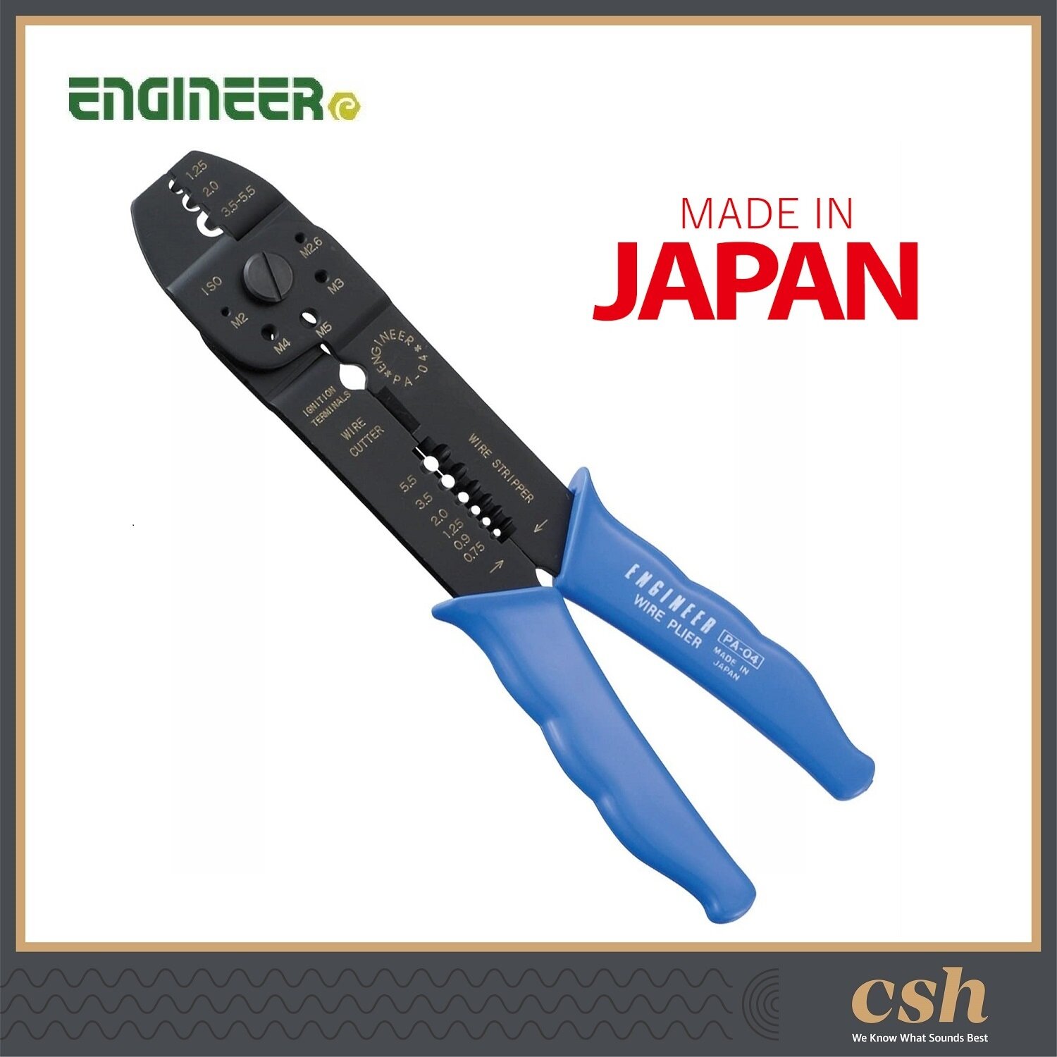 ENGINEER PA04 Wire Plier (Made In Japan) | Lazada
