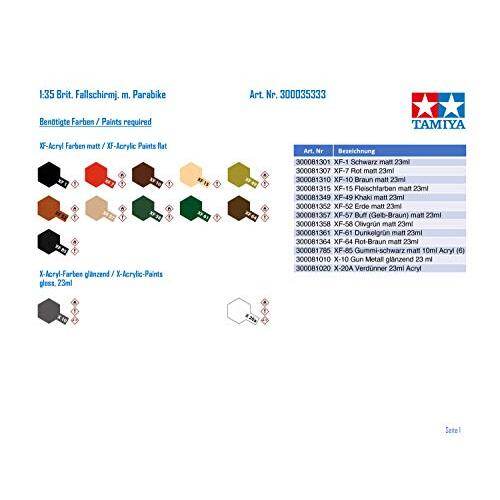 Tamiya 1/35ชุดมินิทหาร No.333,ชุดพลาสติกสำหรับจักรยานทหารอังกฤษ35333 ...