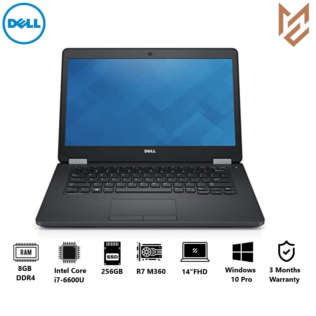 DELL LATITUDE E5470 INTEL CORE i7-6TH GEN 8GB 256GB SSD Intel W10 Pro ...