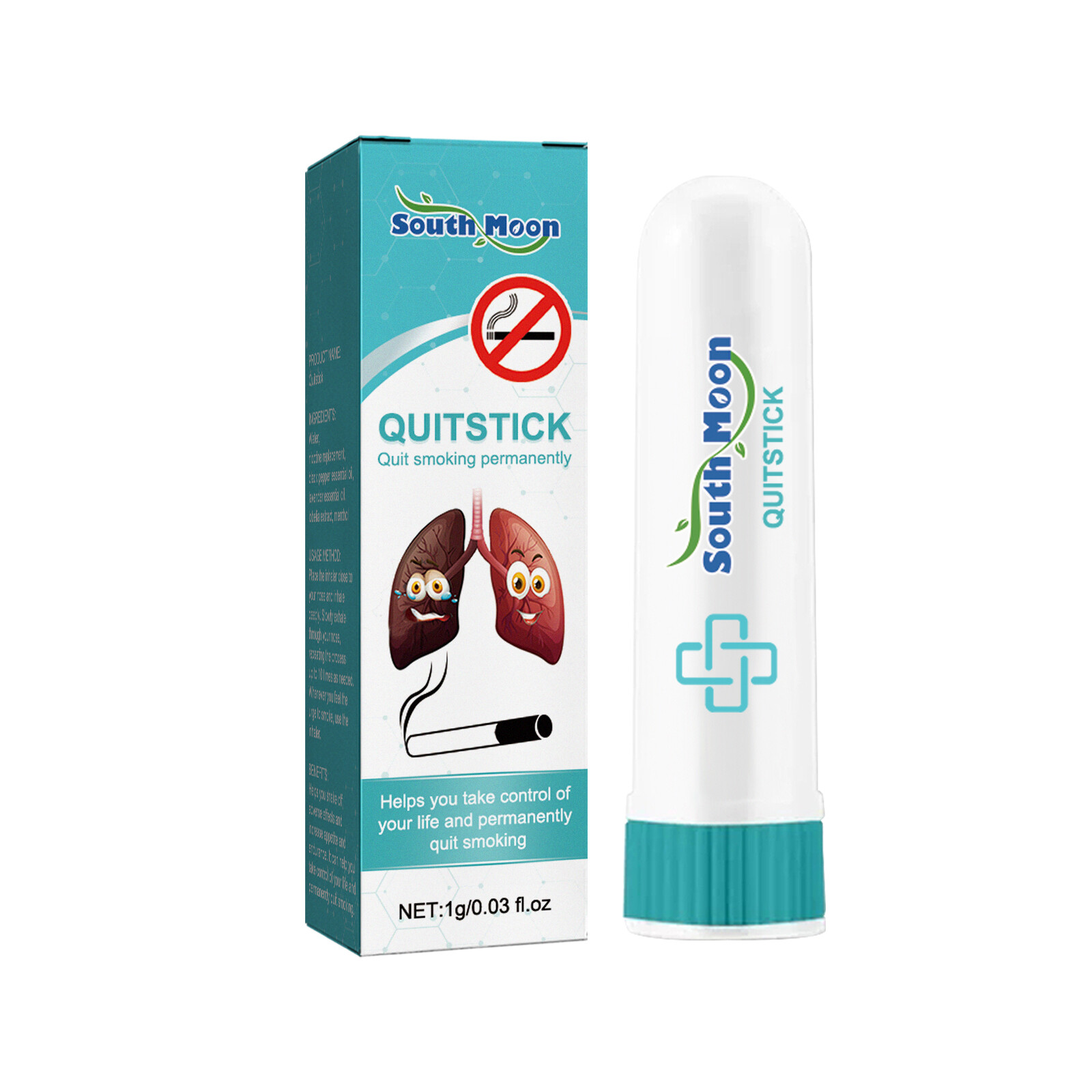 South Moon Detox Nasal Stick Nasal Inhaler Relieve Headache Fatigue ...