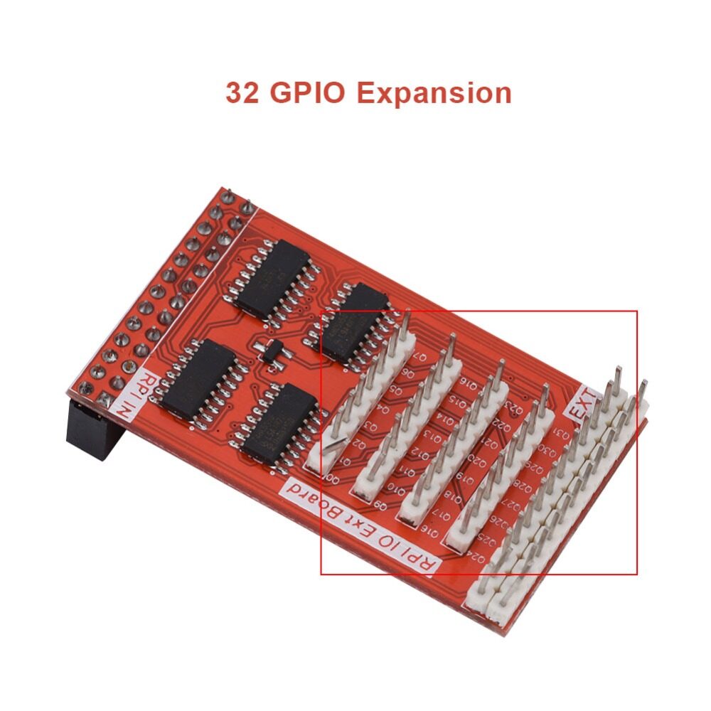 32 GPIO โมดูลขยาย8-Bit Input & Output ขยาย IO โมดูลอะแดปเตอร์สำหรับ ...