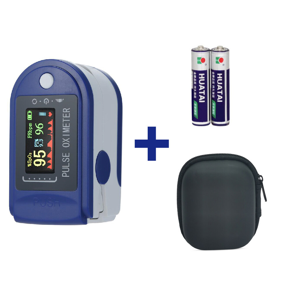 YOUWEMED Finger Pulse Oximeter Fingertip Oxygen Saturation Detector ...