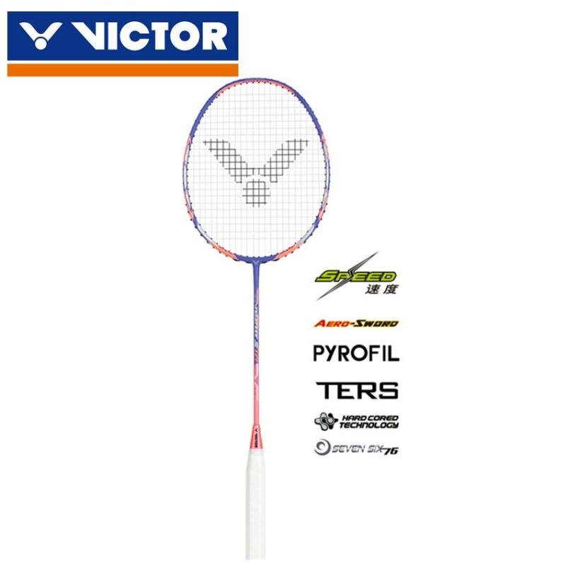 Victor Jetspeed Js12F Badminton Racket Full Carbon Material Pink Color ...