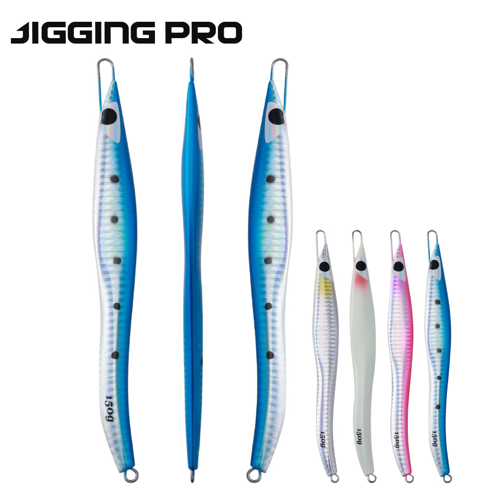 JIGGINGPRO 100G 150G Speed Jig ตกปลาทะเลโลหะ Jigs Lure เหยื่อประดิษฐ์ ...