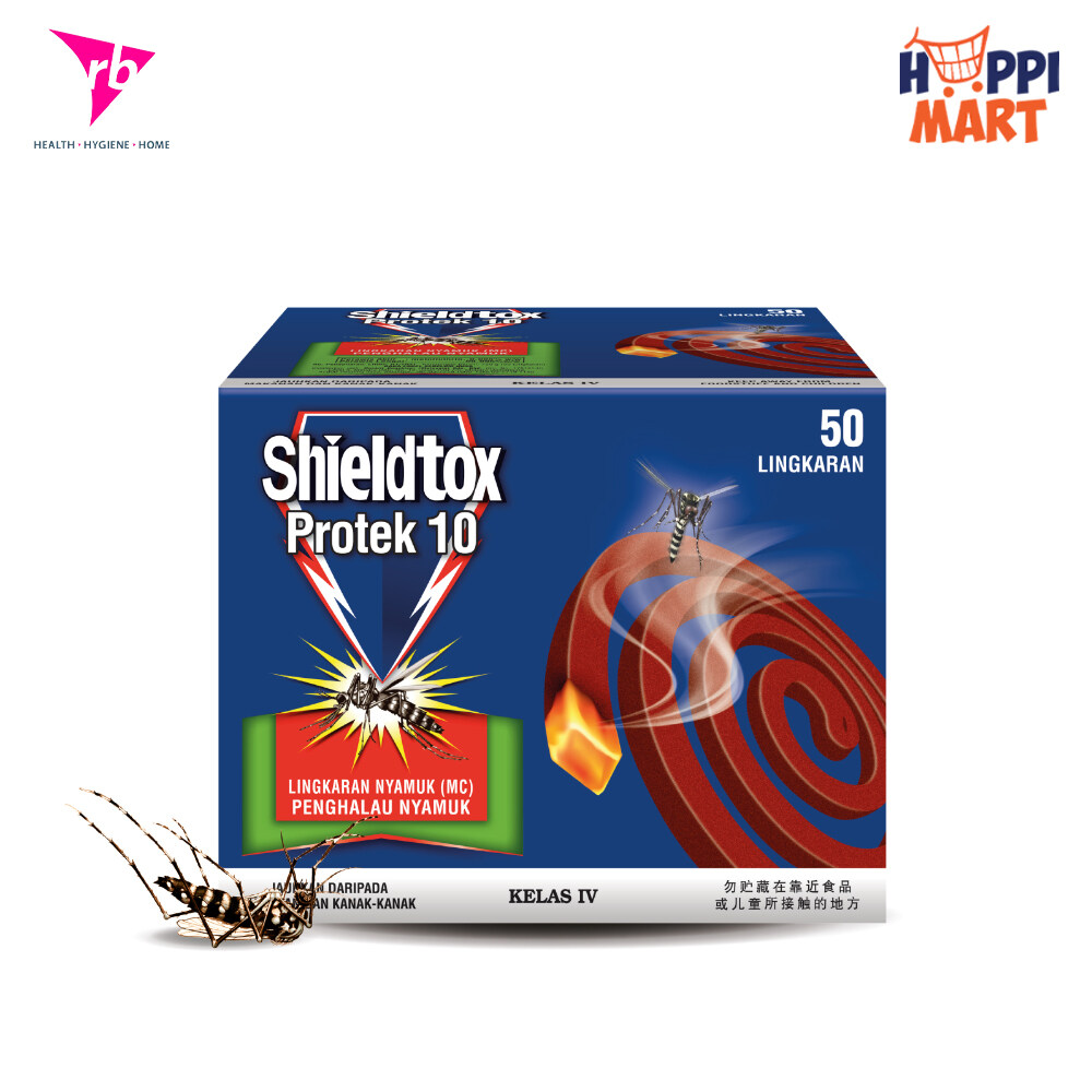 Shieldtox 10 hours Protek Mosquito Coil - 50pcs | Lazada