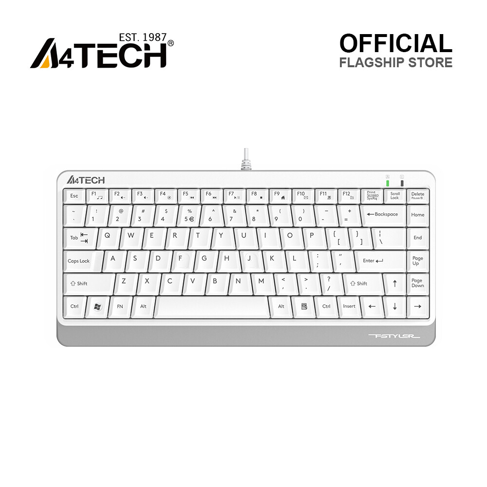 A4Tech FKS11 Fstyler Natural A FN Multimedia Compact Keyboard | Lazada