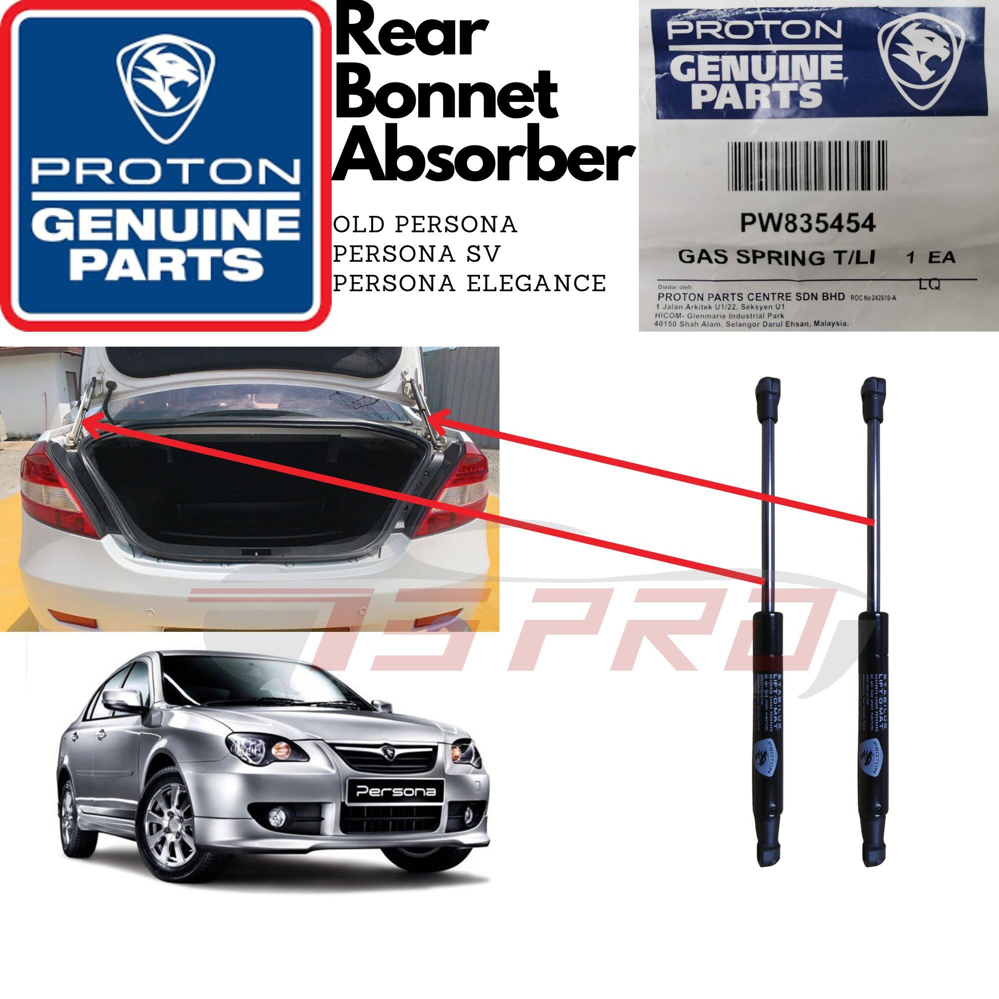 Proton Old Persona or Persona Elegance Genuine Rear Belakang Bonnet ...