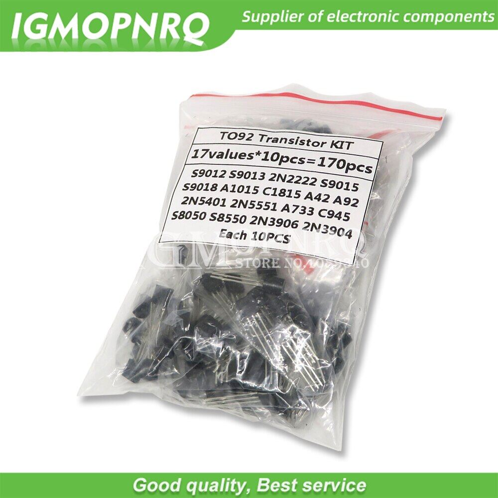 ทรานซิสเตอร์สารพันชุด S9012 S9013 2N2222 S9015 S9018 A1015 C1815 A42 ...