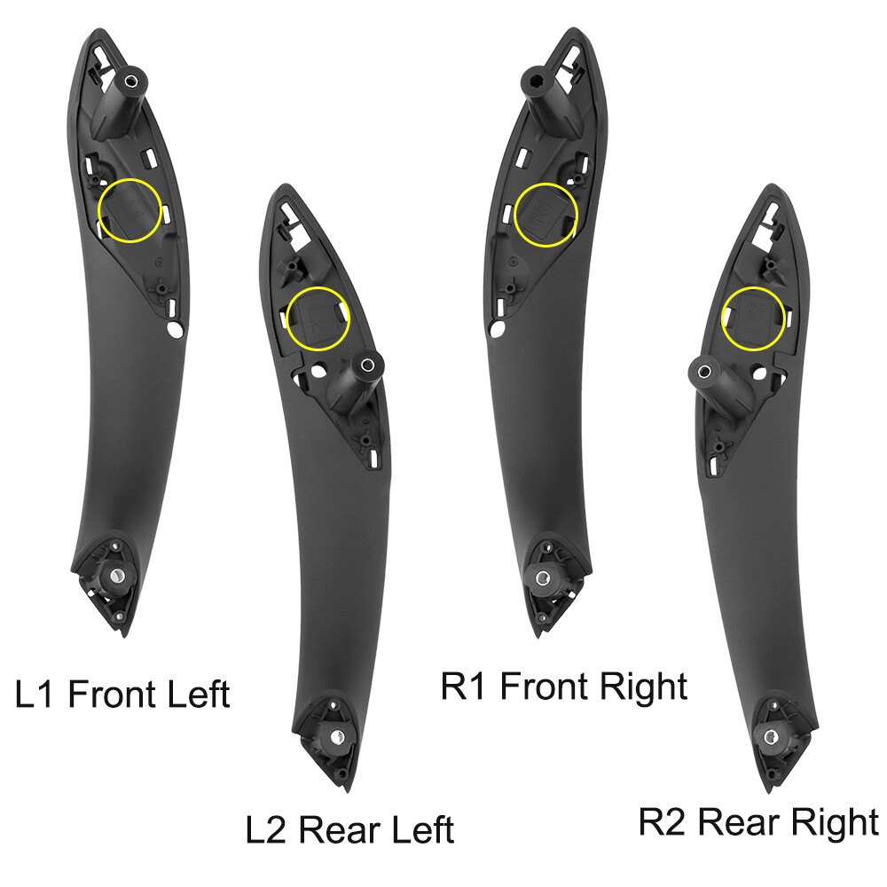 ฝาครอบแผงประตูด้านหน้า/หลังซ้าย/ขวา,สีดำสำหรับBMW F30 A320 F31 F32 F34 ...