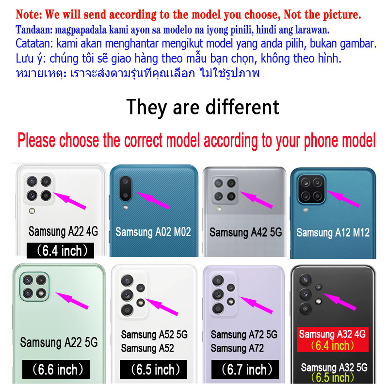 For Samsung Galaxy A52 4G LTE 5G/A52s 5G/A72 4G 5G/A32 4G LTE/A22 4G LTE/A22 5G/M22/A12 5G M12 ...