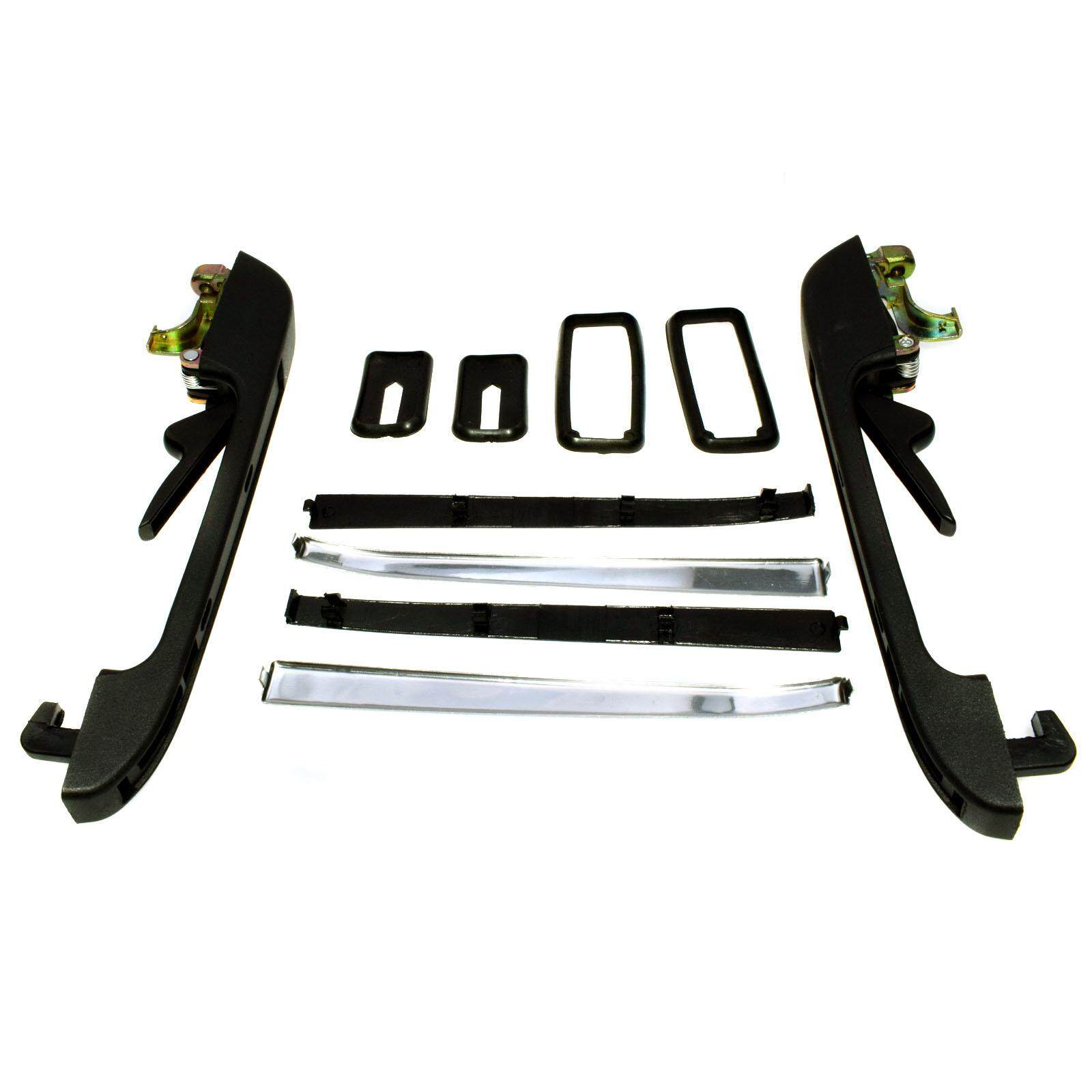 Rejog4 ใหม่นอกมือจับประตูด้านหลังซ้ายขวา 193839205 193839206 สำหรับ VW ...