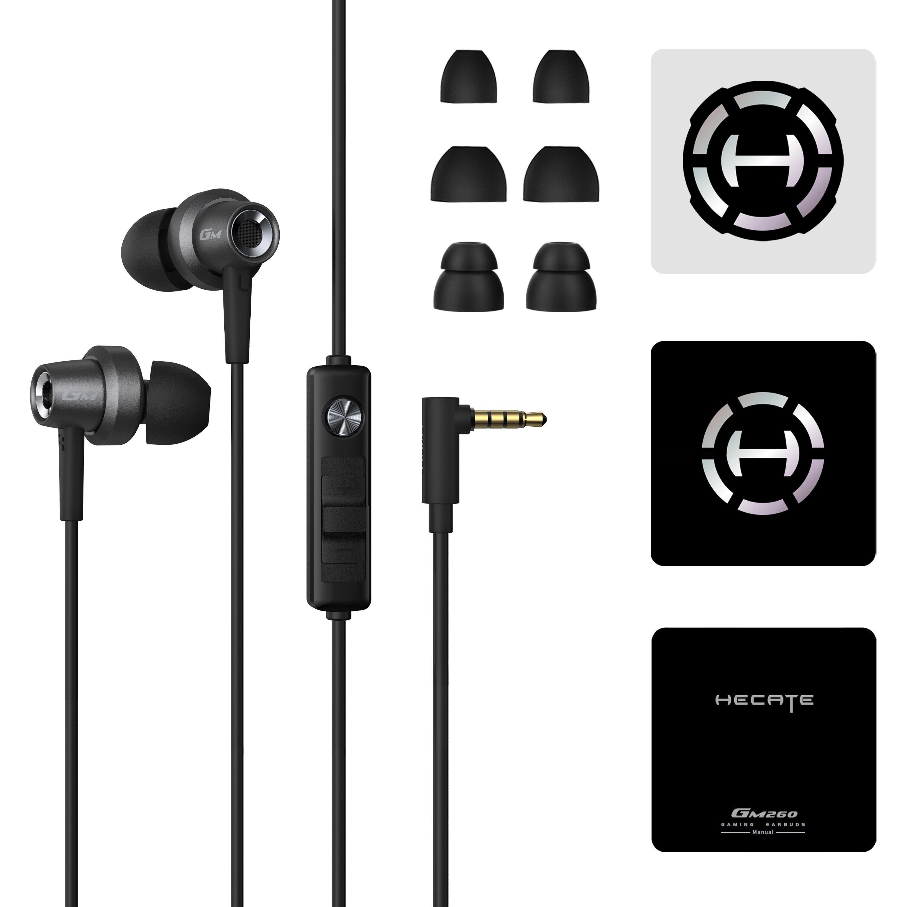 EDIFIER HECATE GM260หูฟังเล่นเกมแบบมีสาย3.5มม. L-Type 10มม. ชุดตัวขับ ...