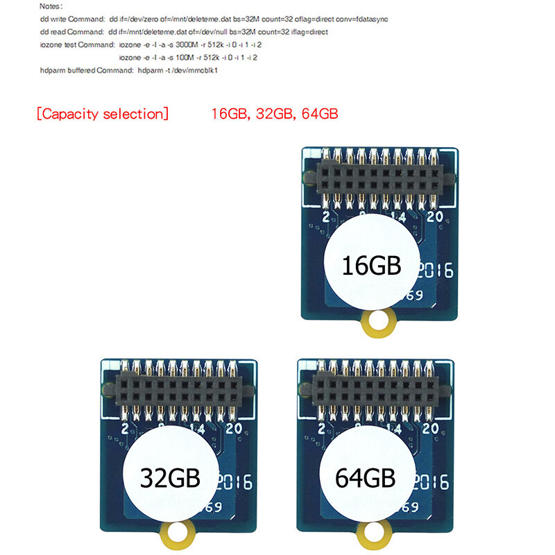 EMMC Module with Micro-SD Turn EMMC Adapter T2 for NanoPi/PC/RK3399 ...