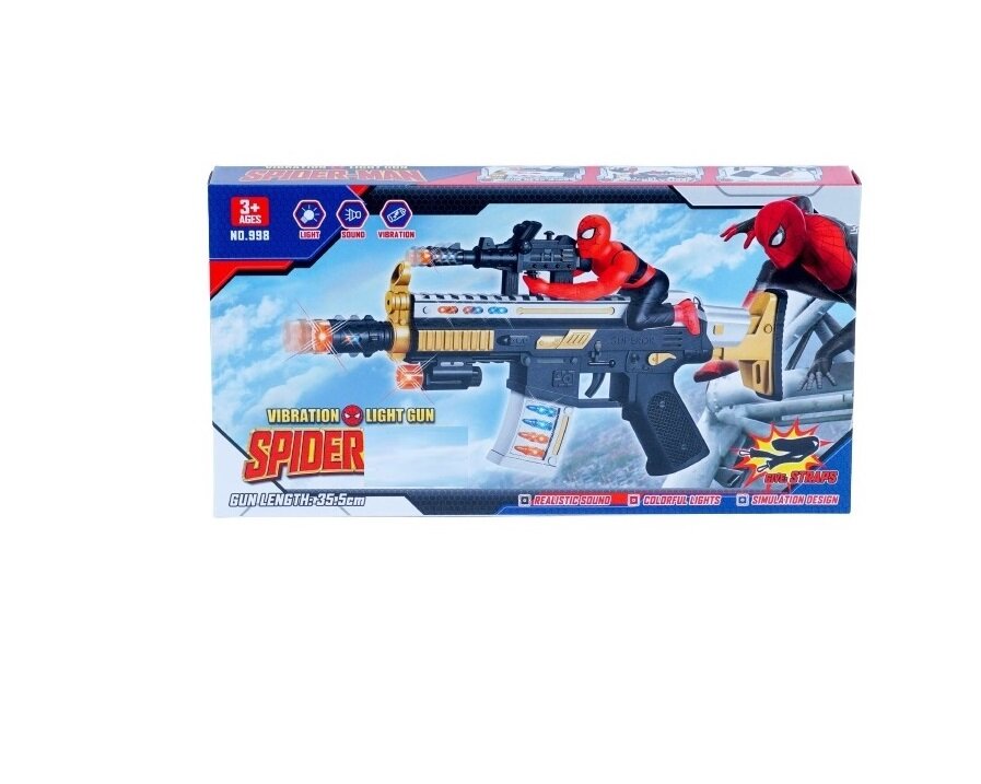 TPUVZ 998 Vibration Light Gun Spider - Avenger Realistic Sound Colorful ...