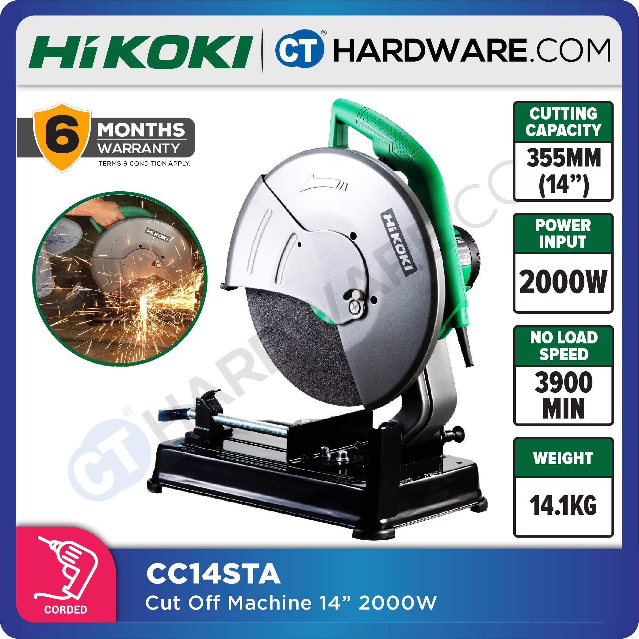HIKOKI CC14STA CUT OFF MACHINE 14" 2000 WATT | Lazada