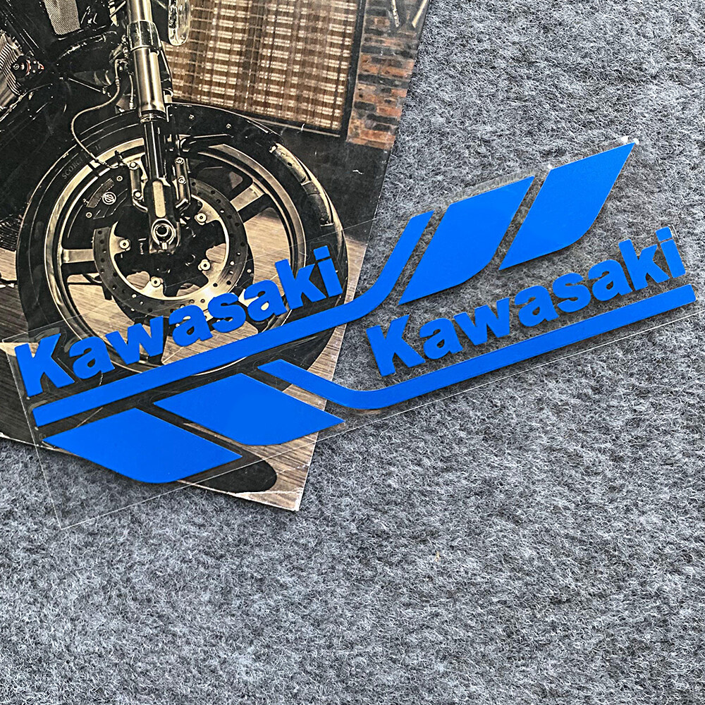 Kawasaki Logo Motorcycle Sticker Reflective Fairing Body Side Decals ...