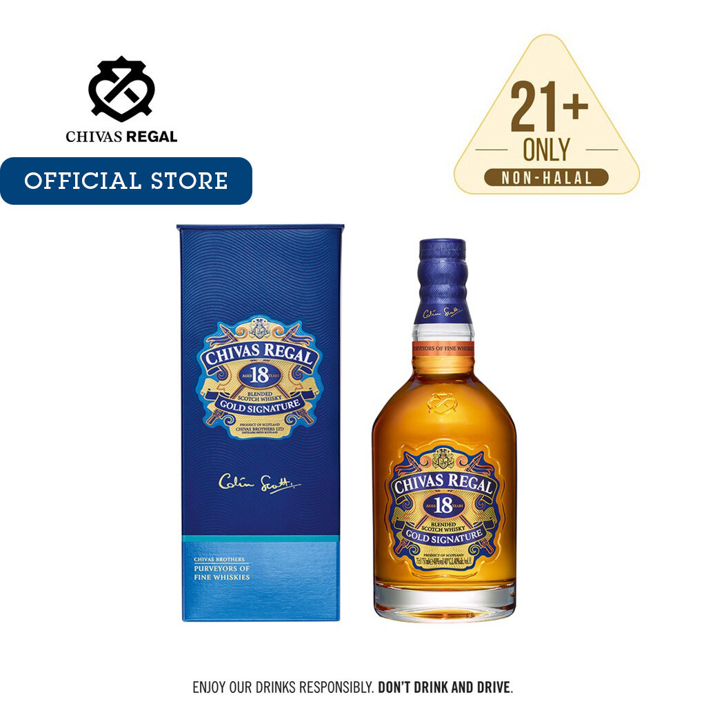 [Limited Edition] Chivas Regal 18 Years Old Blended Scotch Whisky Gift ...
