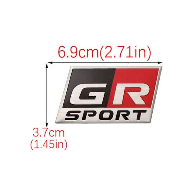 Car Steering Wheel Center Logo Emblem Labeling Sticker For Toyota GR ...