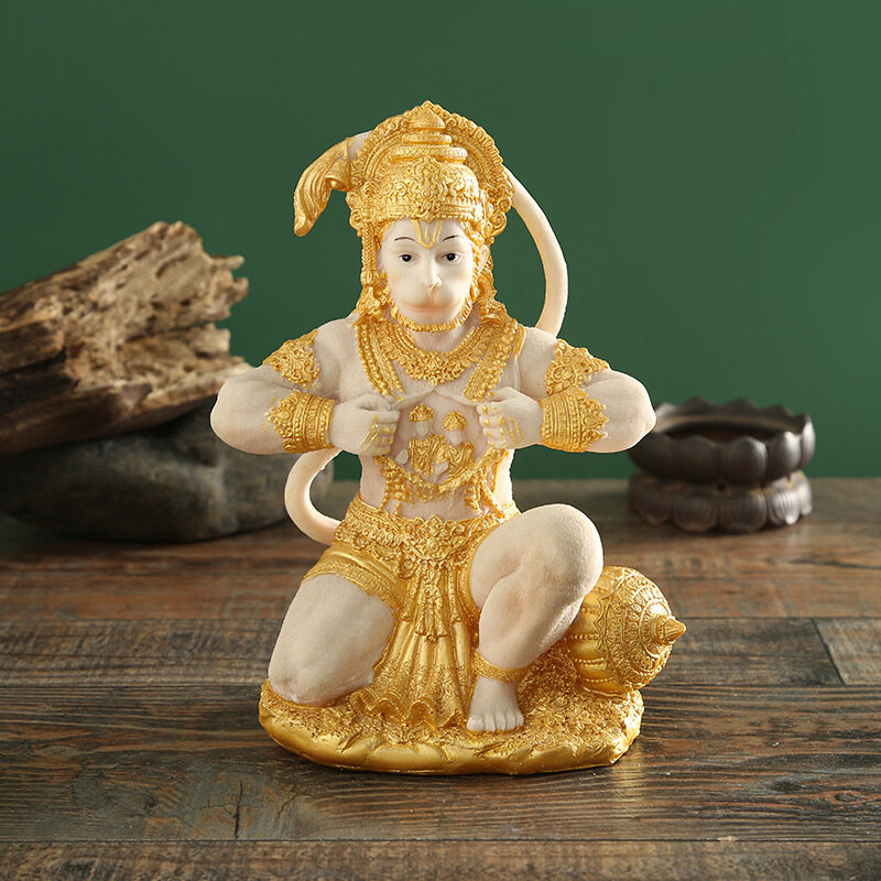 Tomor Life Creative Resin Indian Ganesha Statue Hanuman Statue Hand ...