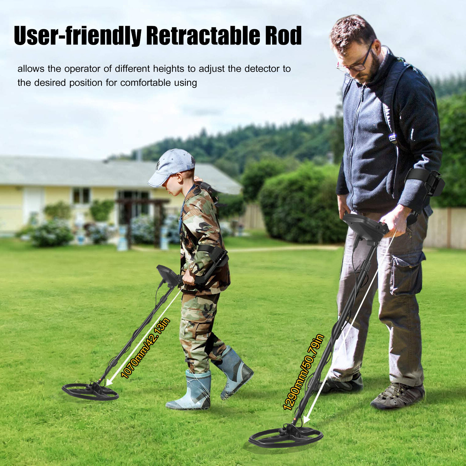 TX850 3.7-in-ch LCD Metal Detector High Sensitive Outdoor Underground ...