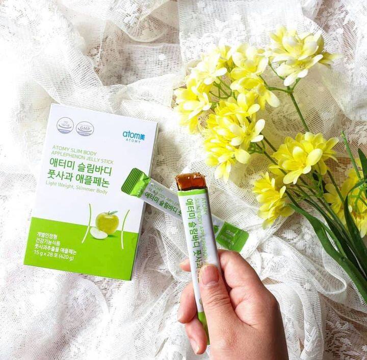 [NEW FROM KOREA] Atomy Slim Body Applephenon Jelly stick 艾多美青苹果多酚瘦身果冻 ...